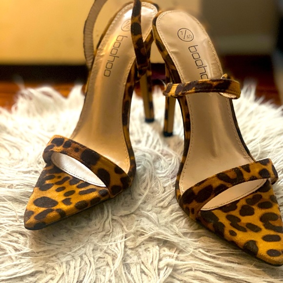 Boohoo | Shoes | Very Cute And Stylish Leopard Skin Heels To Get You ...